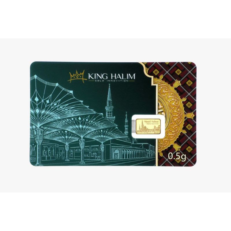Jual LOGAM MULIA KING HALIM 0.5GR MASJID NABAWI | Shopee Indonesia