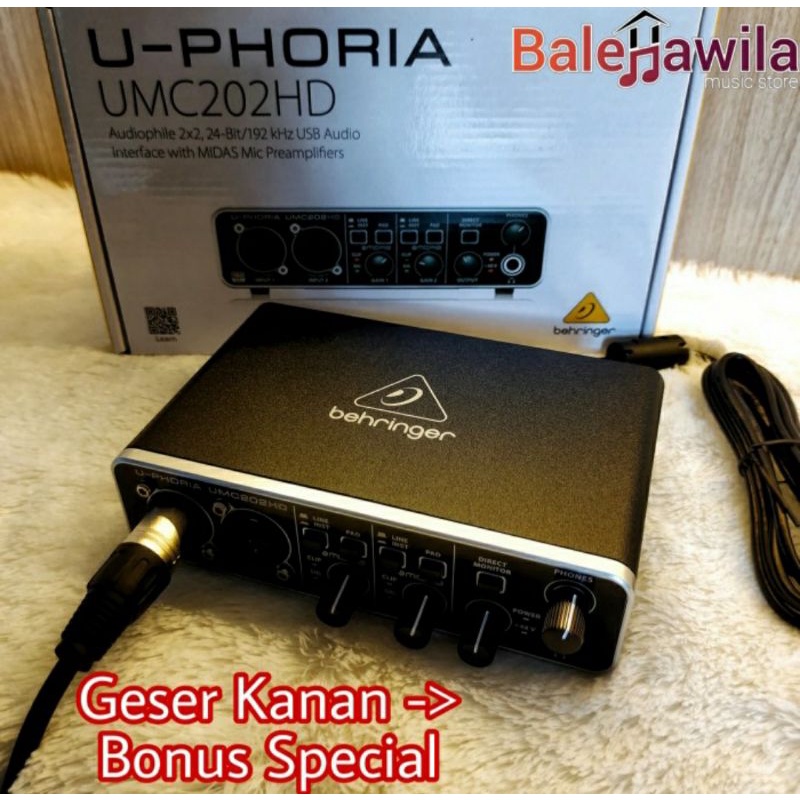 Jual Sound Card Soundcard Behringer umc202hd UMC 202 HD UMC202 HD ...