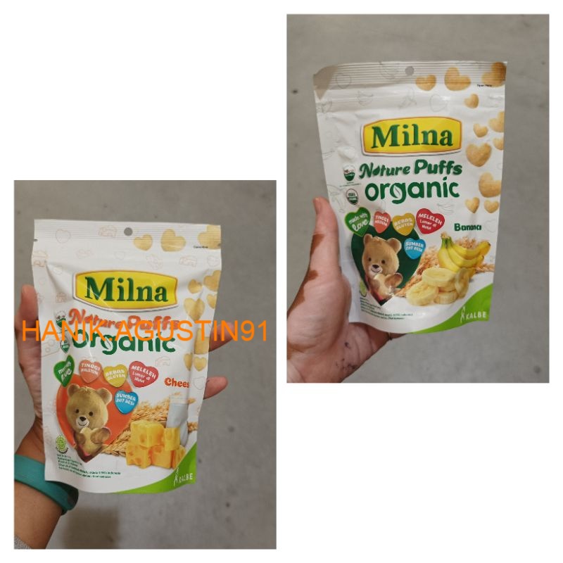 Jual MILNA Nature Puff PUFFS Organic Pouch - 15gr | Shopee Indonesia