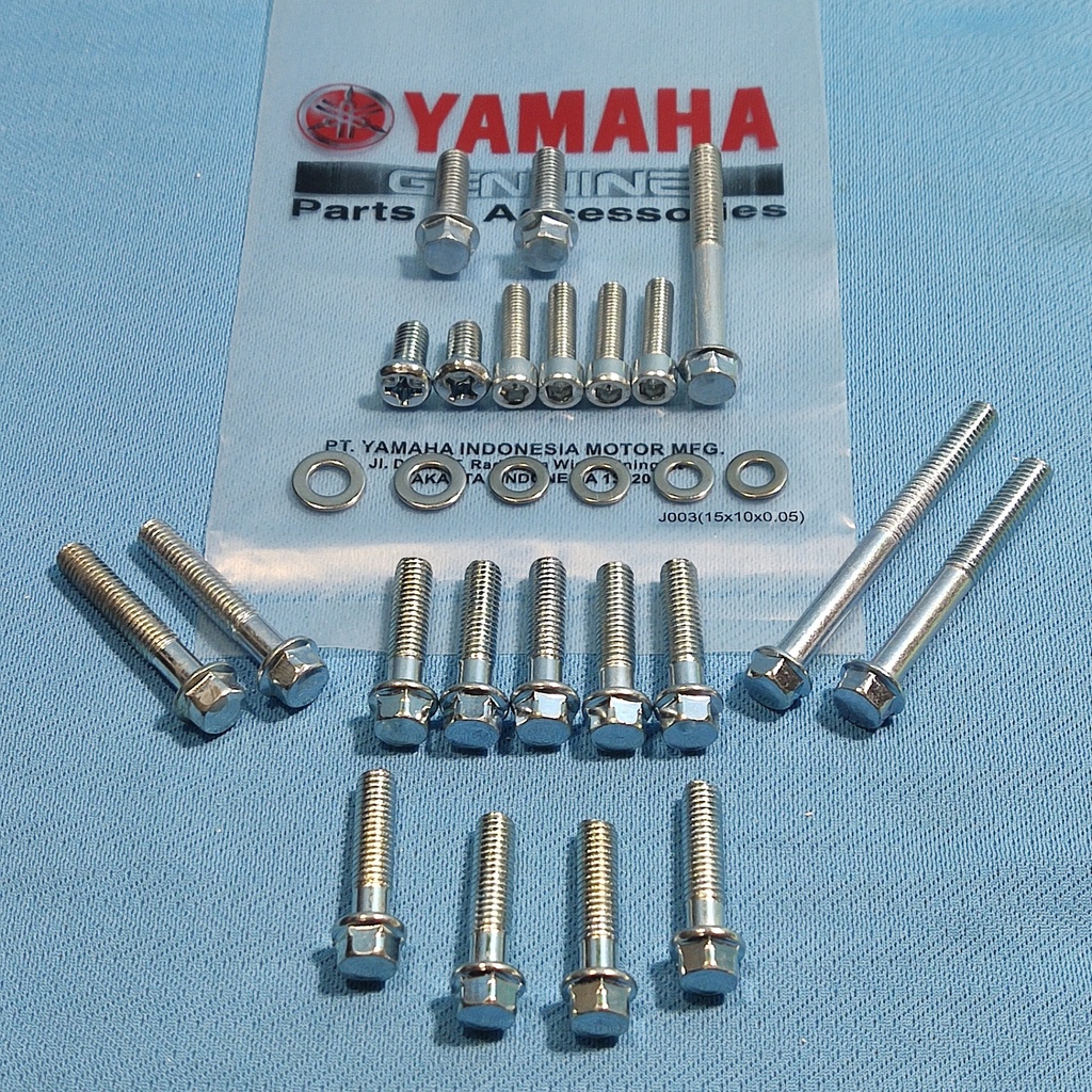 Jual 1set baut blok cvt baut bak cvt cover cvt mio lama mio smile mio ...