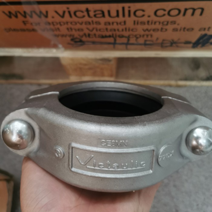 Jual Clamp Victaulic SS Duplex 3" CE8MN Style 77DX Flexible Coupling | Shopee Indonesia