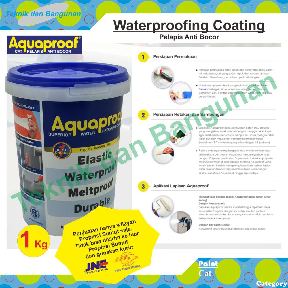 Jual Aquaproof Waterproofing 1kg (Clear) | Shopee Indonesia