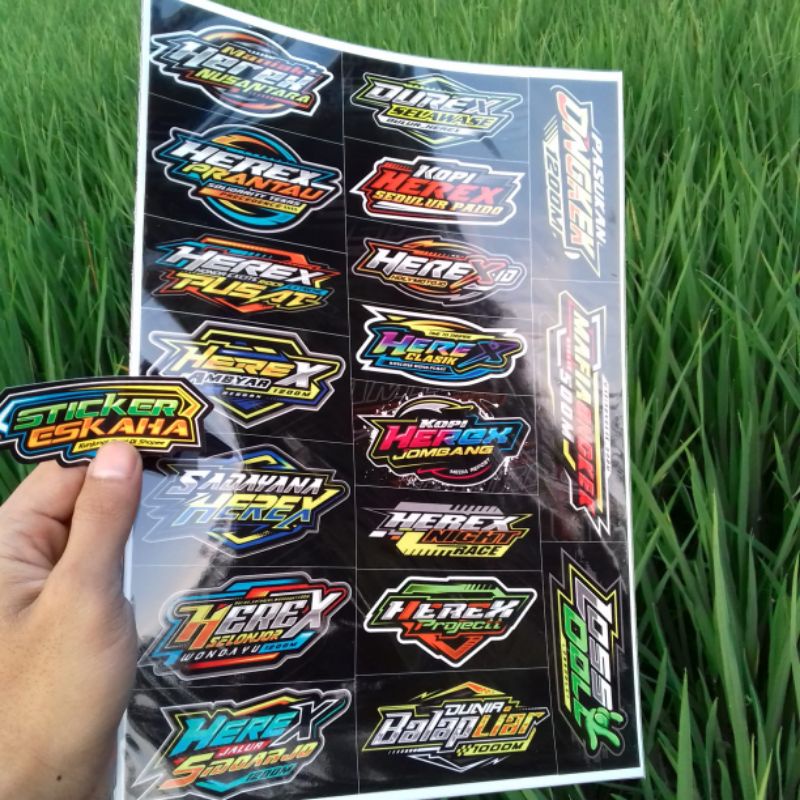 Jual Stiker Herex Sticker Racing Anti Air | Shopee Indonesia