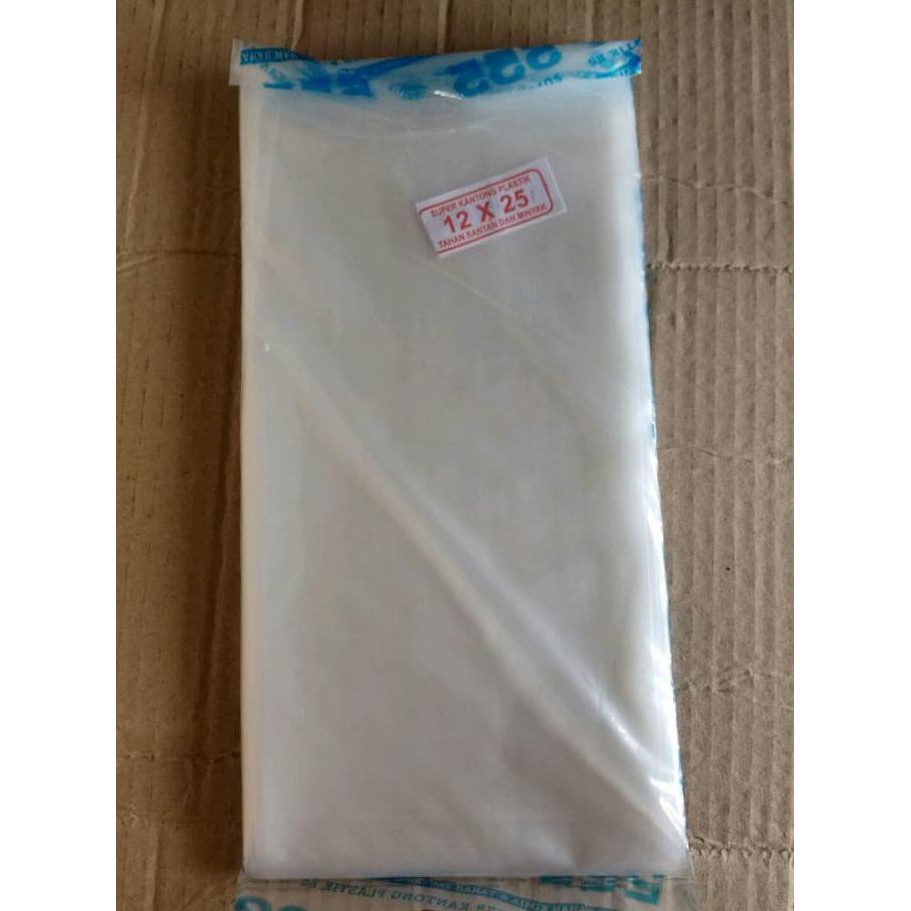 Jual PENYIMPANAN MAKANAN PLASTIK PE UK 1/2KG /12X25, KANTONG GULA ...