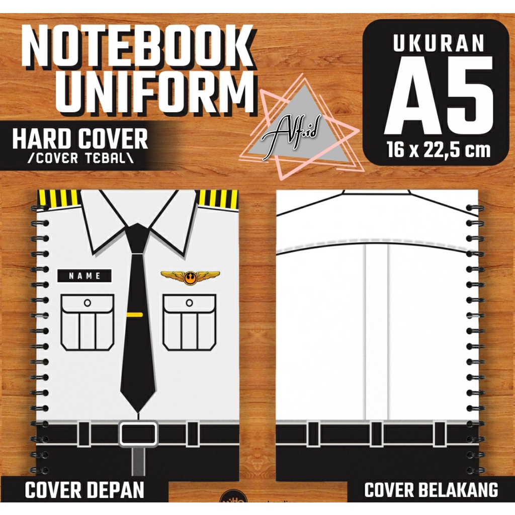 Jual Notebook Jilid Kawat Spiral A5 Custom Pilot&Paskibra Kertas HVS ...
