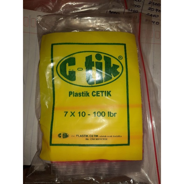 Jual plastik cetik / klip 7x10 cm | Shopee Indonesia