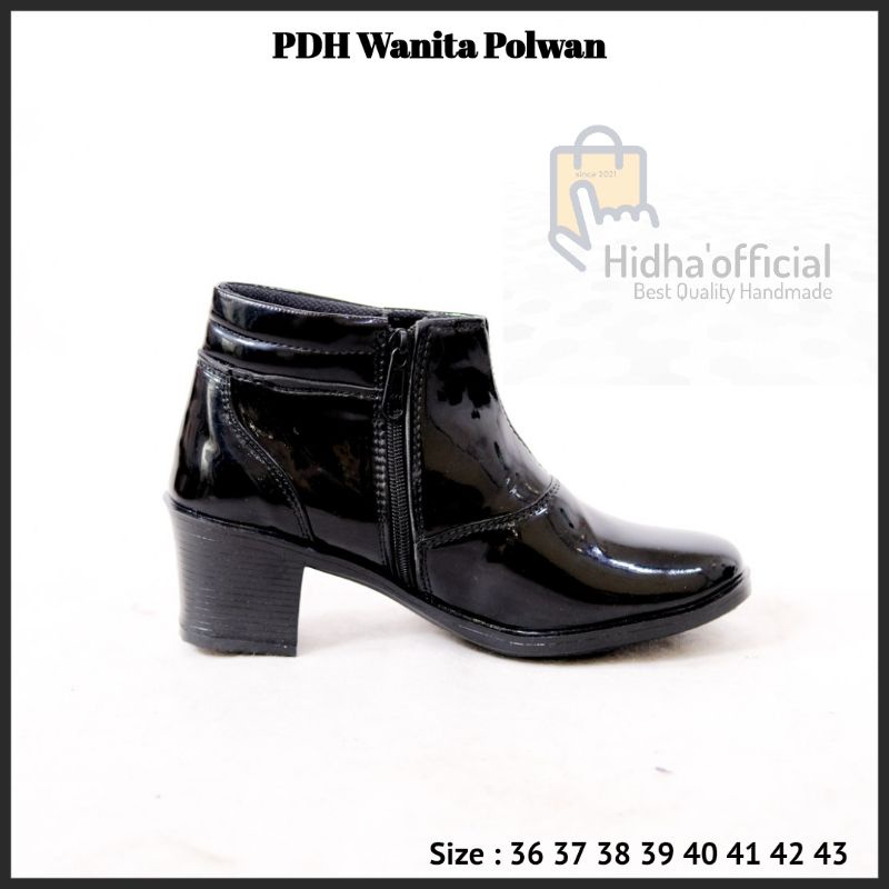 Jual Sepatu PDL Sus PDH wanita mengkilap 046 POLWAN Wara Kowad DISHUB ...