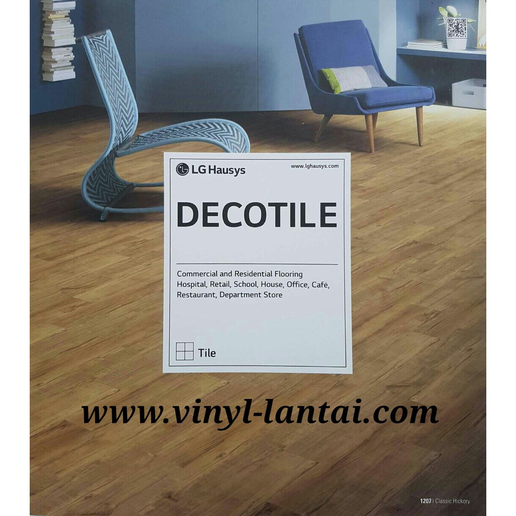 Jual Vinyl Plank DECOTILE 10cm tebal 3mm | Shopee Indonesia