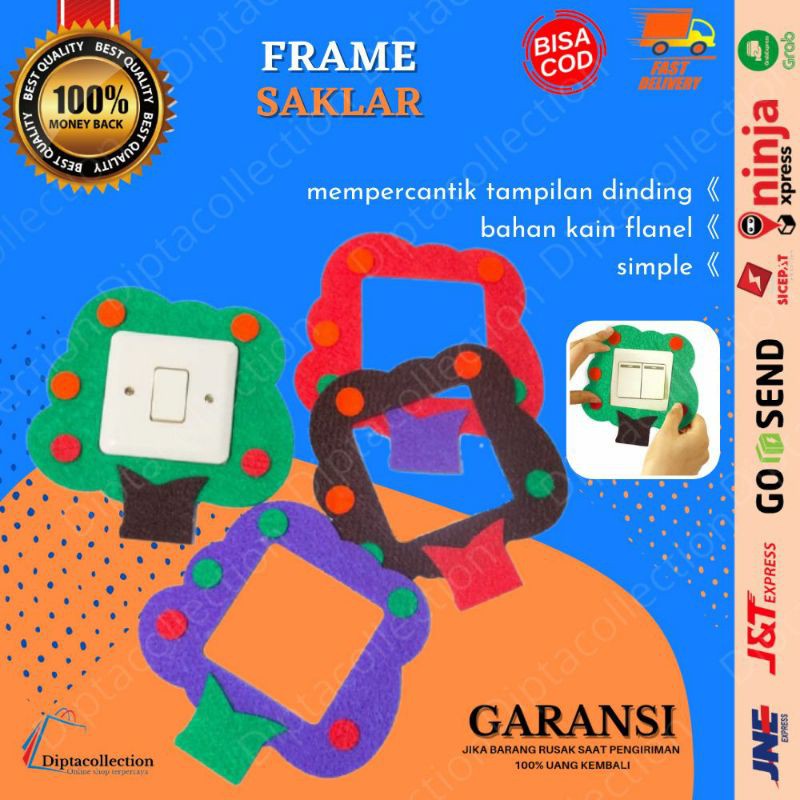 Jual STIKER SAKLAR FRAME SAKLAR STIKER SAKLAR LAMPU HIASAN SAKLAR ...
