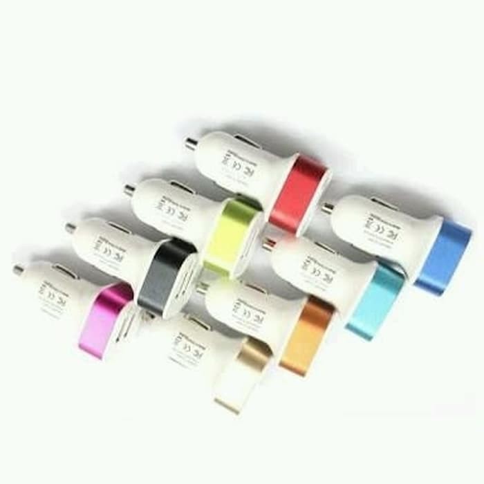 Jual Adaptor Charger Mobil 2in1 / Saver Car Charger 2 Output Murah ...