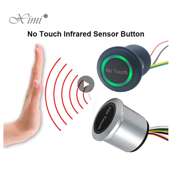 Jual Waterproof Contactless No Touch Sensor Exit Switch Induction Type ...