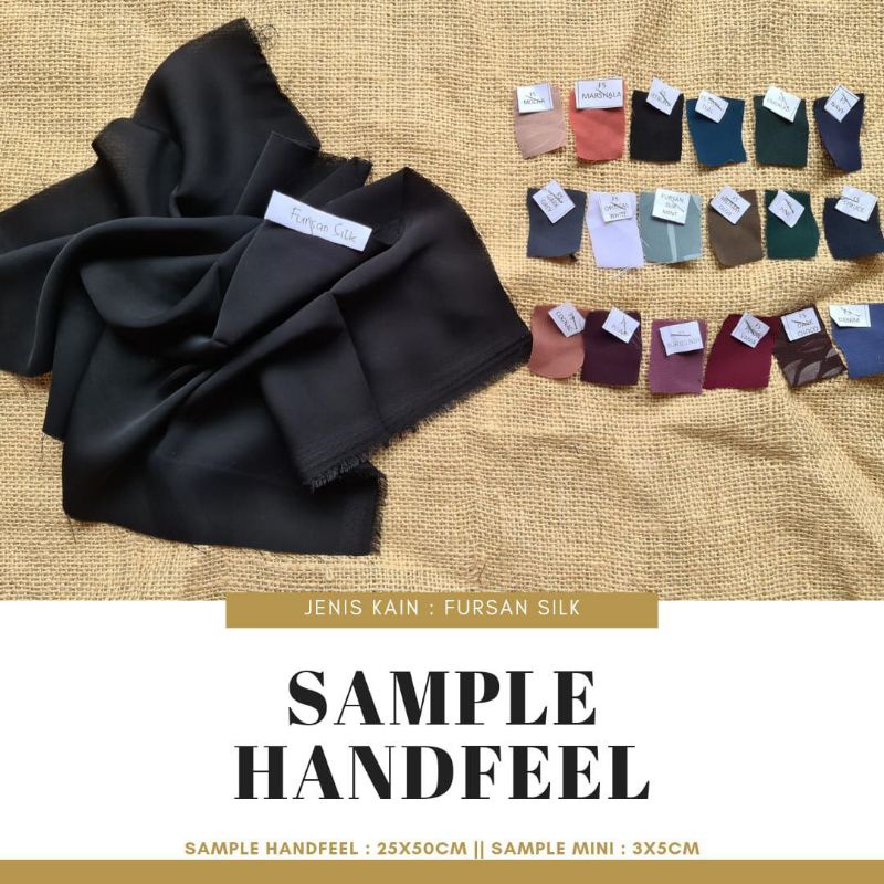 Jual Sample Kain Sultan (MINI dan HANDFEEL Dijual Terpisah) | Shopee ...