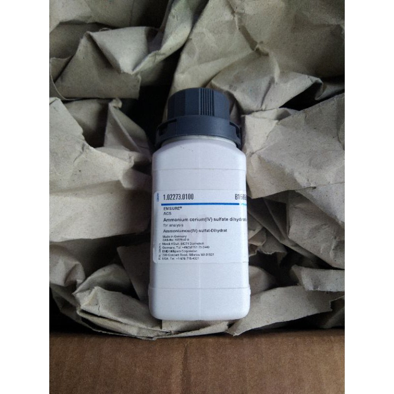 Jual 1.02273.0100 Ammonium Cerium(IV) Sulfate Dihydrate Merck | Shopee ...