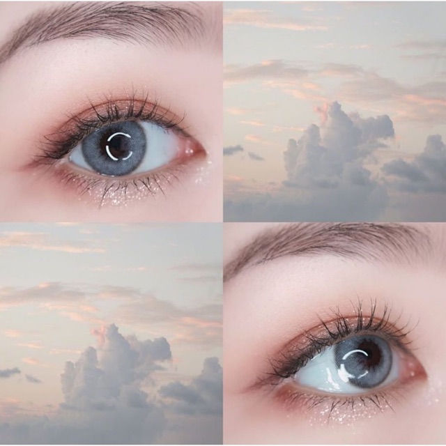 Jual Softlens Natural Blue Aqua 14,5mm Normal Only Lensa Kontak Biru ...