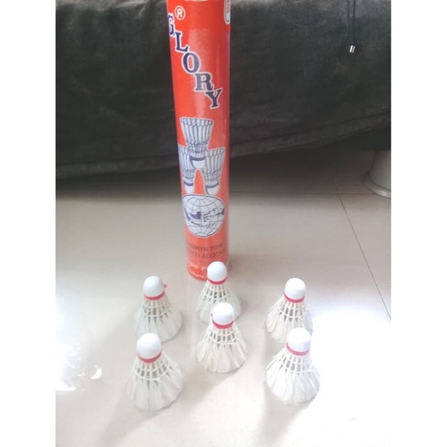 Jual Shuttlecock Badminton kok bulu tangkis Glory Orange by Garuda ...