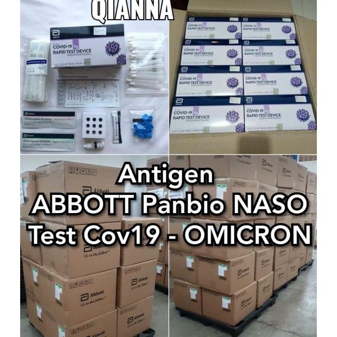 Jual Ready Alat Test Antigen Abbott Panbio Naso Dan Nasal Bioquick Swab ...