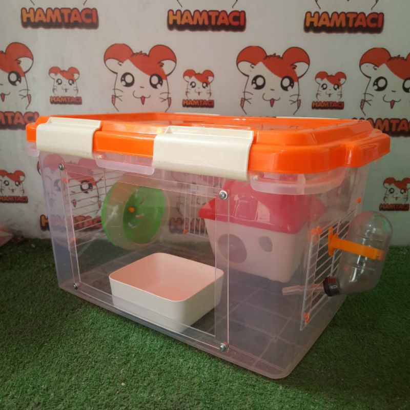 Jual KANDANG HAMSTER AKRILIK TRAVEL CAGE SIZE 15LTR MADE BY HAMTACI ...