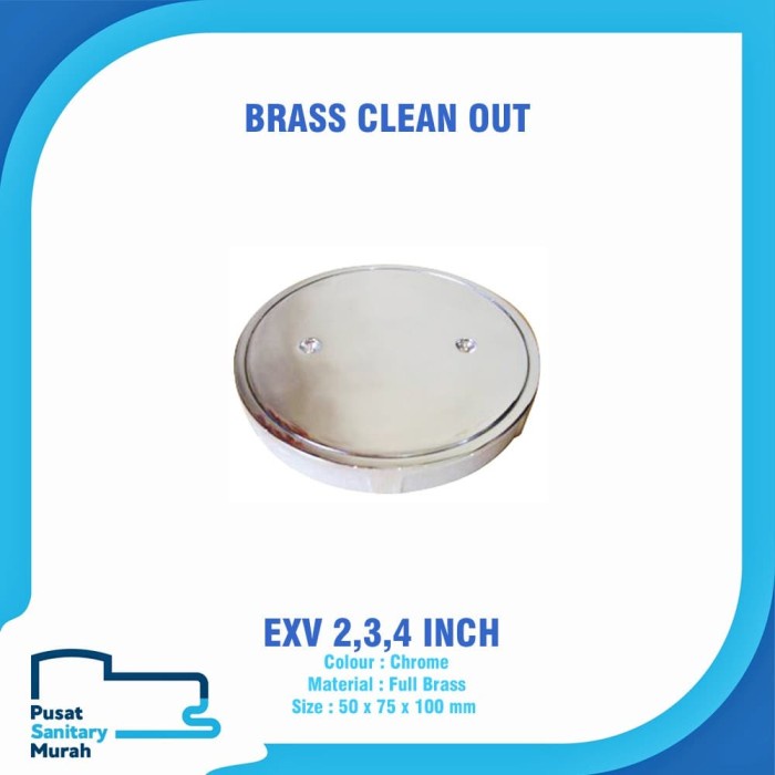 Jual EIXO TUTUP SEPTIC TANK / CLEAN OUT KUNINGAN EXV 3 INCH | Shopee Indonesia