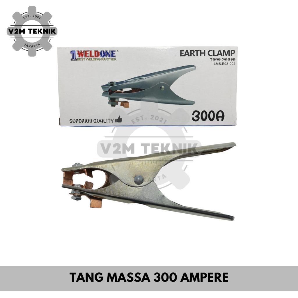 Jual WELDONE Tang Massa 300 Ampere / Earth Clamp 300 A / Stang Las Klem ...