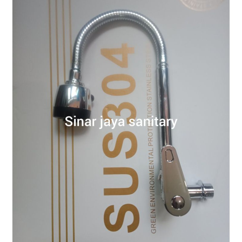 Jual Kran flexible tembok / kran tembok flexible stainless | Shopee ...