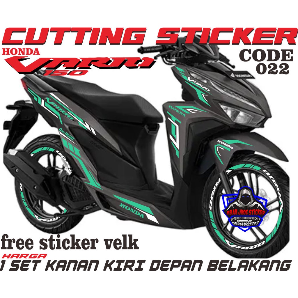Jual sticker vario free sticker velk custom - 022 | Shopee Indonesia