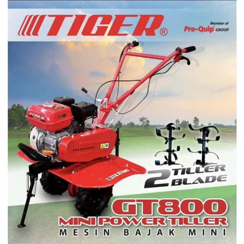 Jual Mini Tiller Pro-Quip Tiger GT800 Free Singkal Mesin Traktor ...