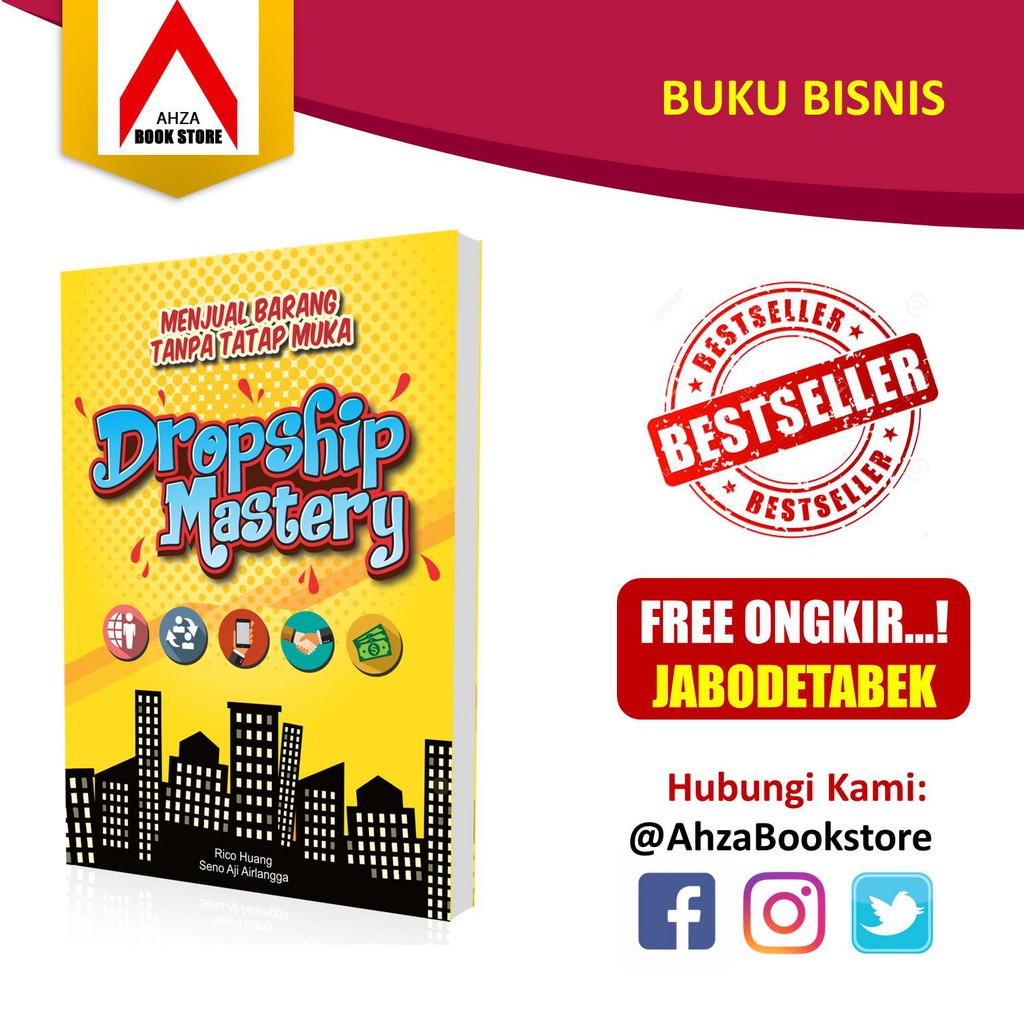 Jual Buku Bisnis Dropship Mastery Rico Huang Alona | Shopee Indonesia