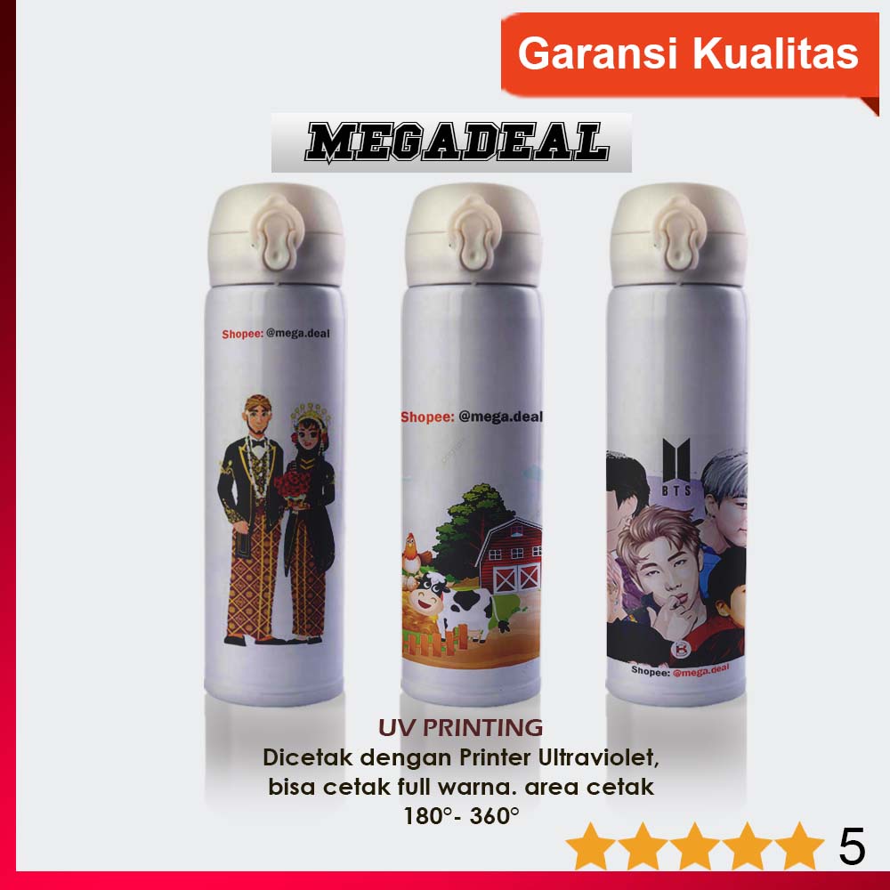 Jual Tumbler Custom Niagara Premium Grafir silver, Cetak Berwarna ...