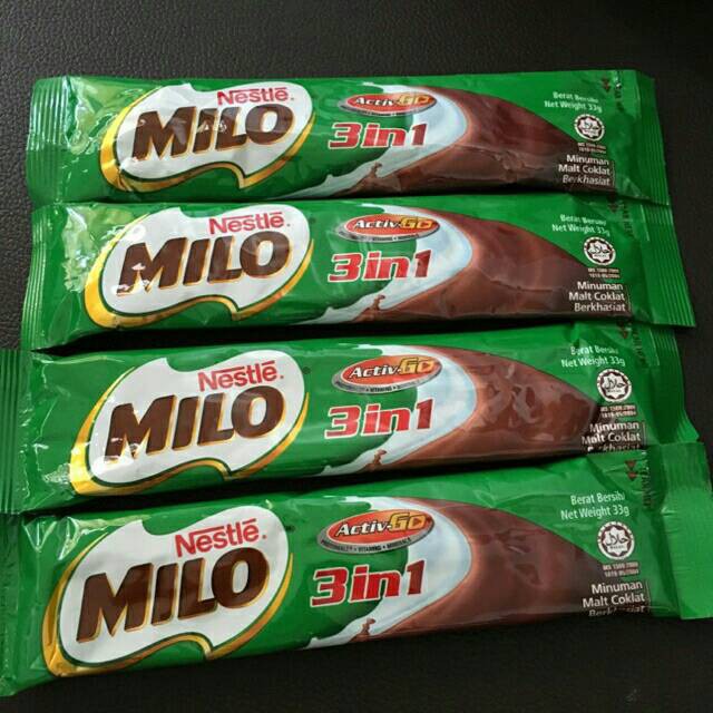 Jual Milo Sachet 3 in 1 Active Go Malaysia eceran | Shopee Indonesia