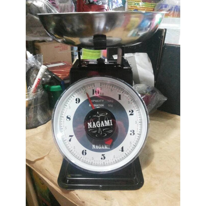Jual Timbangan Analog ( Dial Spring Scale ) NAGAMI 10 KG 10kg | Shopee ...