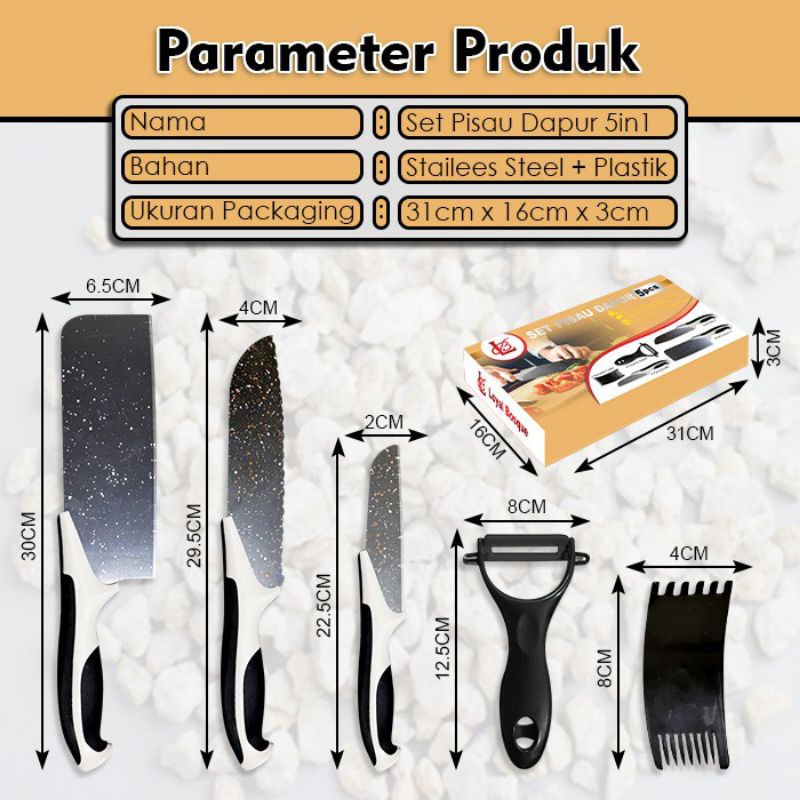Jual Knife /pisau Set 5 Pcs | Shopee Indonesia