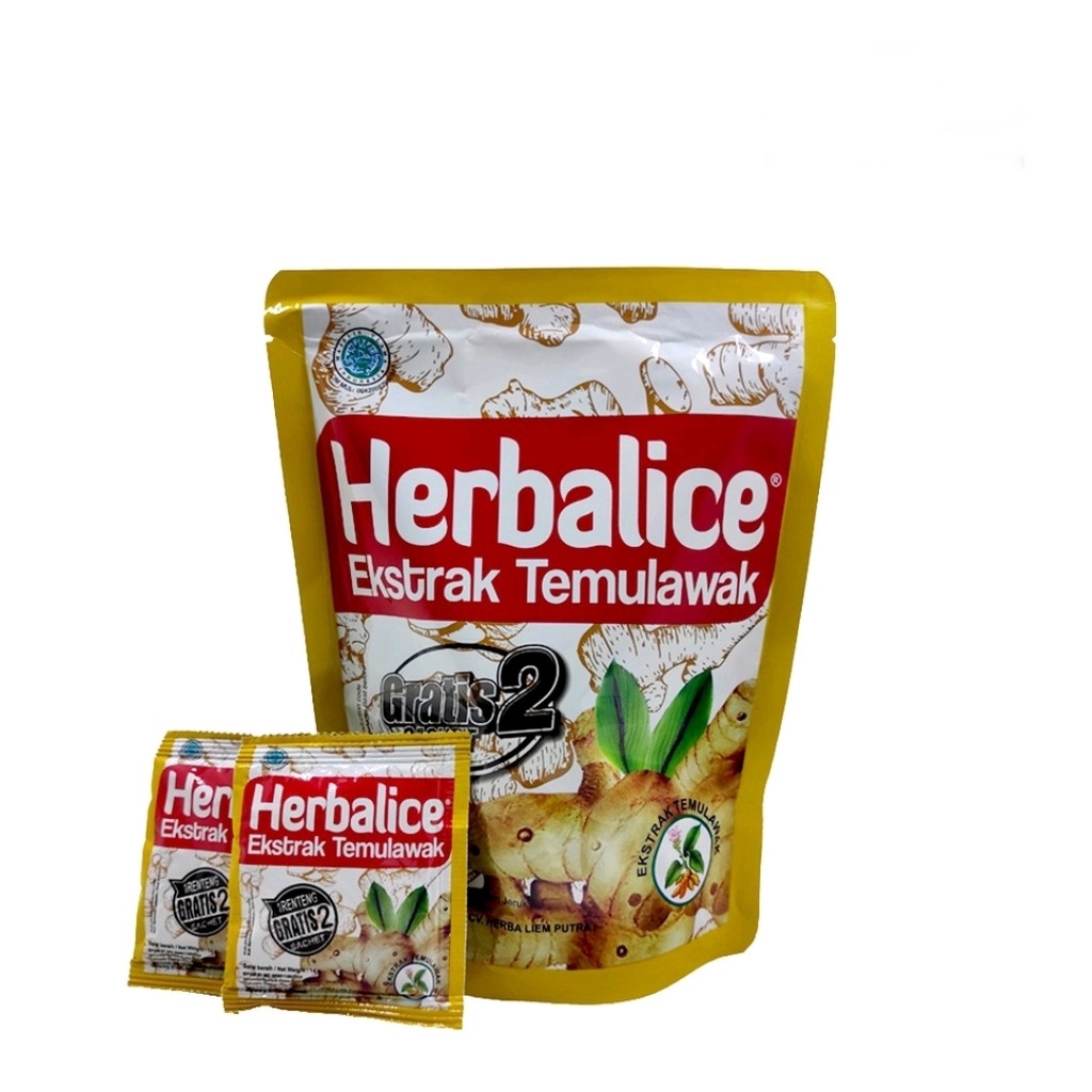 Jual MINUMAN HERBALICE EXTRA TEMULAWAK RASA ORIGINAL / ALAMI 1 Renteng ...