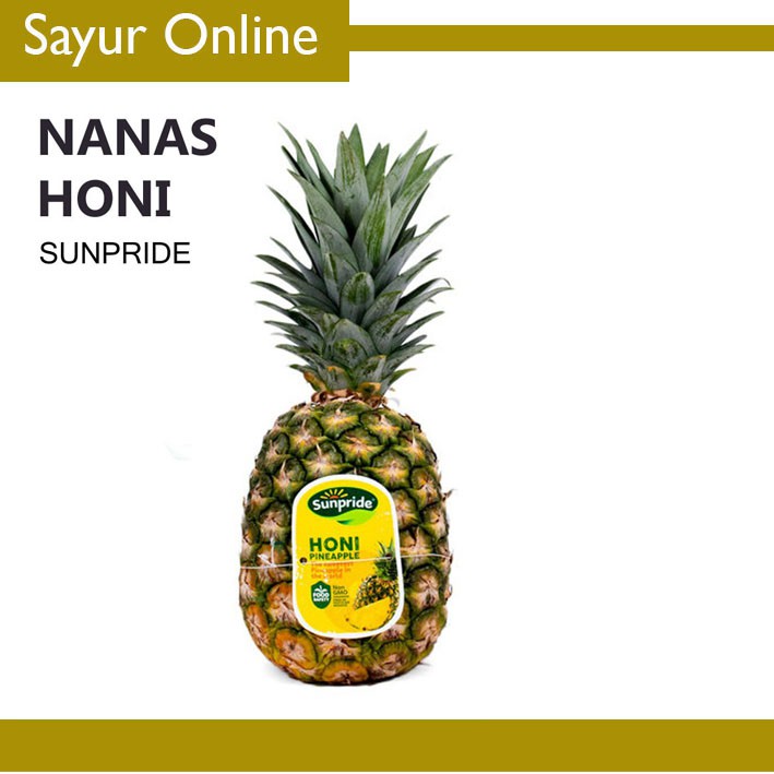 Jual [SayurOnline] NANAS HONI SUNPRIDE - SUPER [1 Buah] | Shopee Indonesia