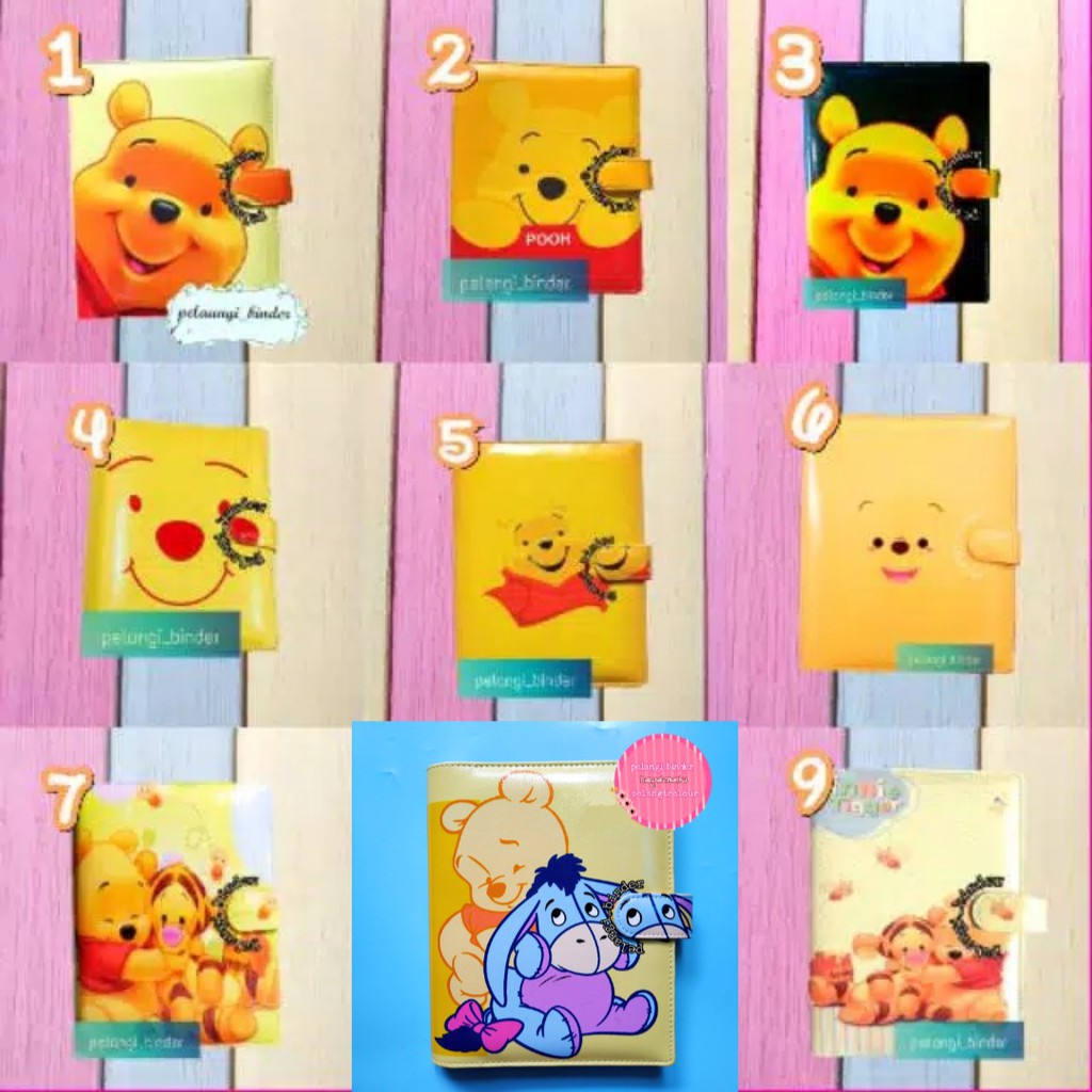Jual Binder winnie the pooh ukuran A5 B5 | Shopee Indonesia