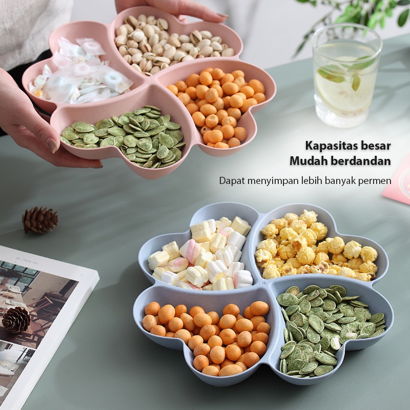 Jual S&C Piring Wadah Makanan Ringan Tempat Manisan Snack Container ...