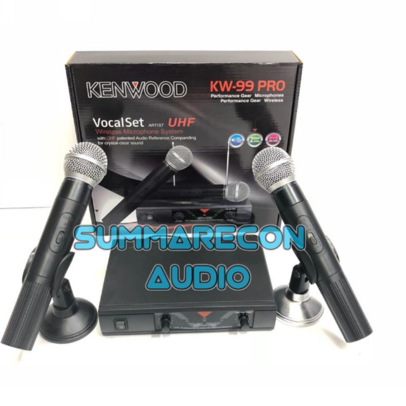 Jual Mic Wireless Kenwood 99 Pro 2 Mic Handle | Shopee Indonesia