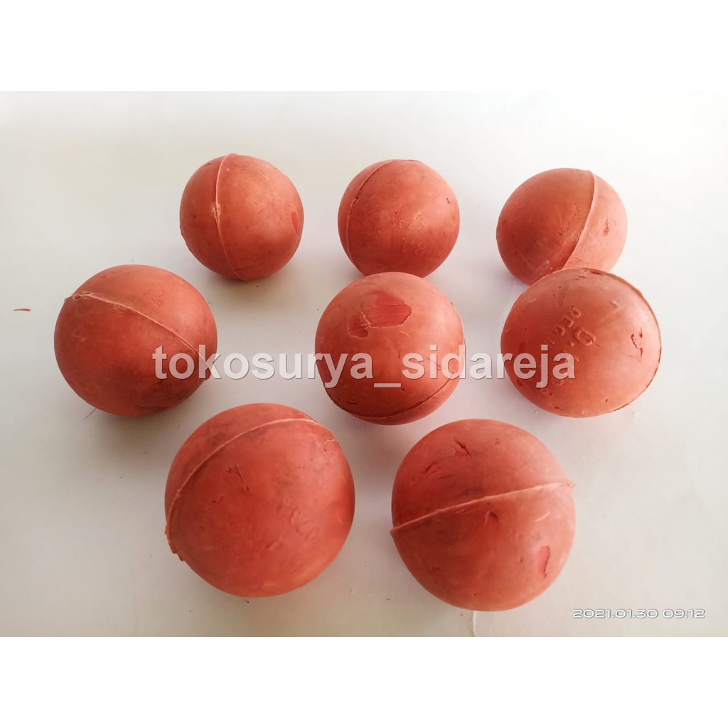 Jual [Best Quality] Bola Kasti Merah / Bola Kasti Karet Merah GROSIR ...