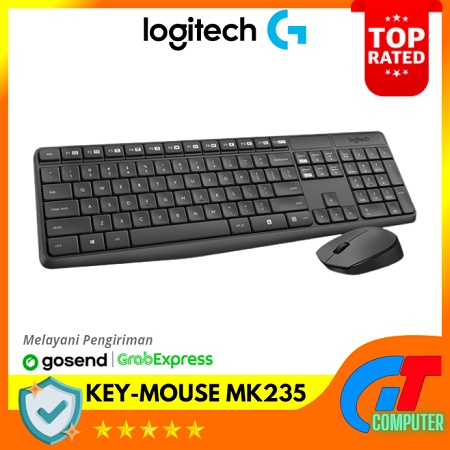 Jual LOGITECH WIRELESS COMBO KEYBOAD + MOUSE MK235 Original | Shopee Indonesia