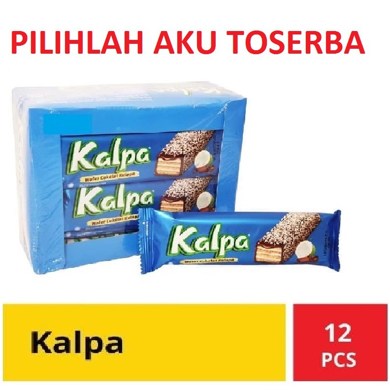 Jual Kalpa Wafer Coklat Kelapa - 1 box isi 12 pcs @22 gr | Shopee Indonesia