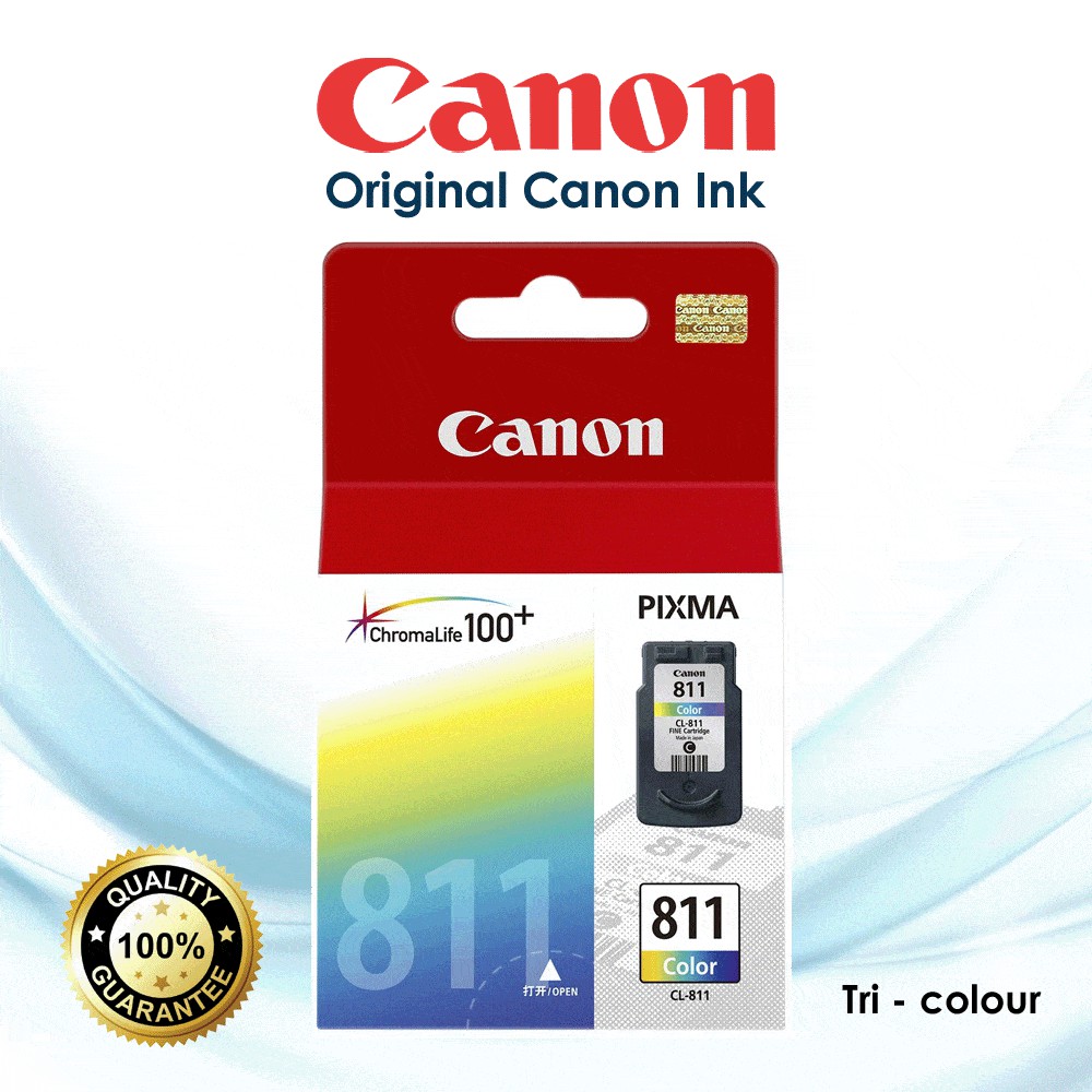 Jual TINTA INK CATRIDGE CANON CL-811 COLOR ORIGINAL | Shopee Indonesia
