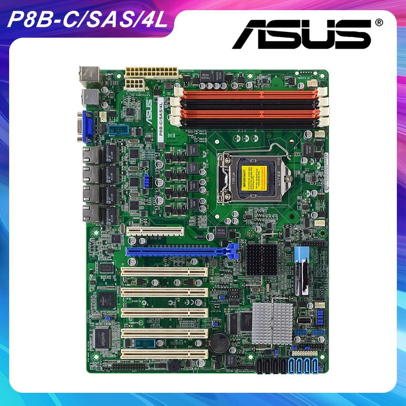 Jual PREORDER ASUS P8B-C/SAS/4L Motherboard 1155 DDR3 Motherboard LGA ...