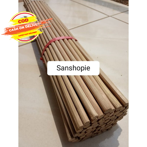 Jual Stik bambu lidi bulat P 50 cm L 5 mm. isi 50 Batang | Shopee Indonesia