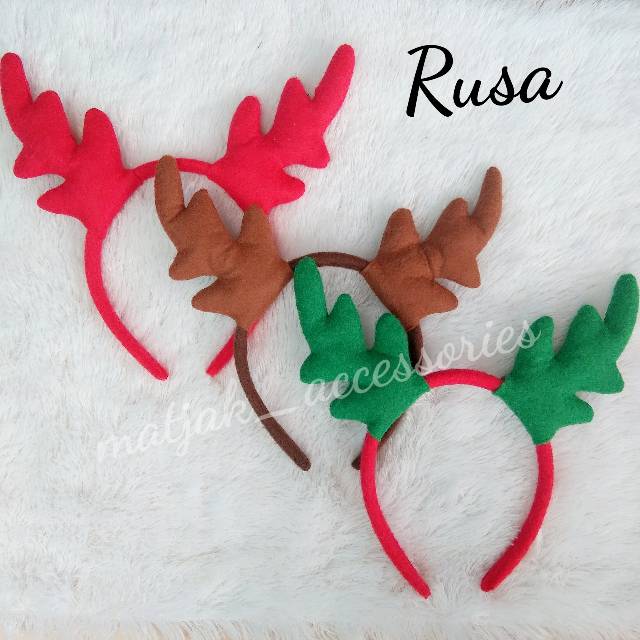 Jual Bando Natal Dewasa Bando Rusa Tanduk Rusa | Shopee Indonesia