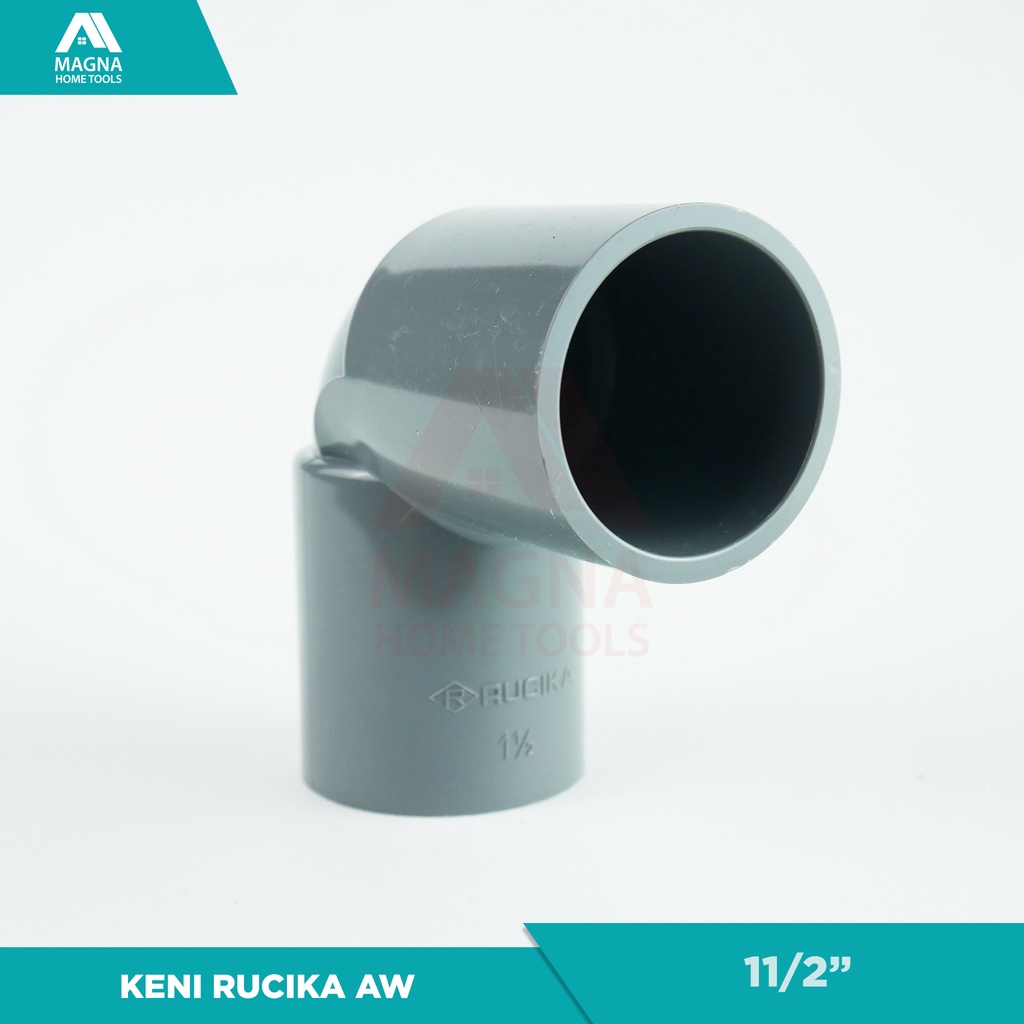 Jual KNIE SAMBUNGAN PIPA RUCIKA AW 11/2 INCH KENI PIPA PVC | Shopee ...