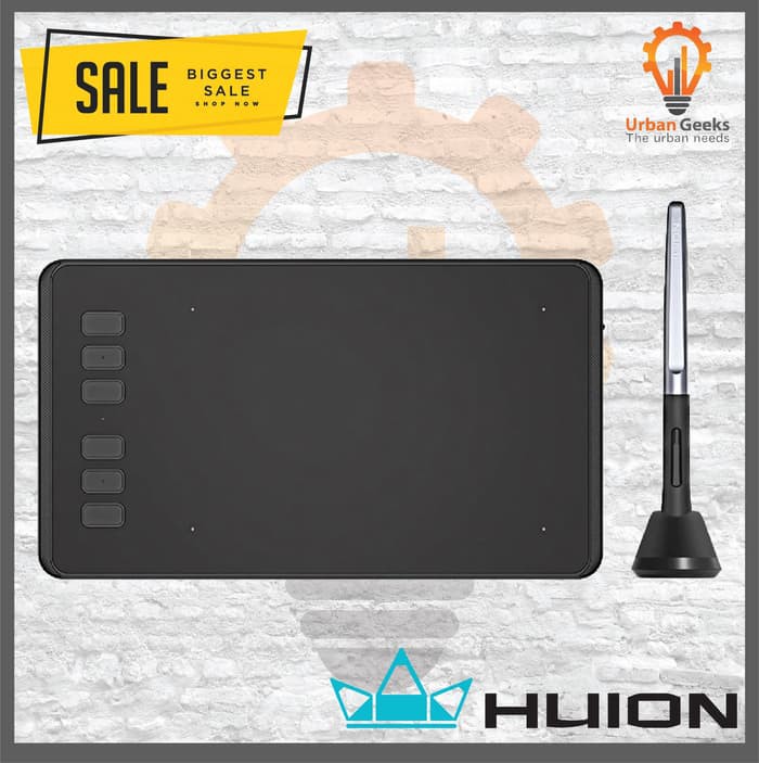 Jual Huion H640 H640P Garansi Ganti Unit Graphic Drawing Tablet OSU ...