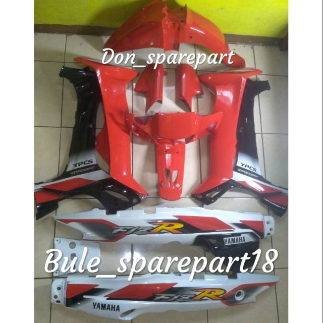 Jual Yamaha f1zr fizr poswan cover body full halus merah putih plus ...