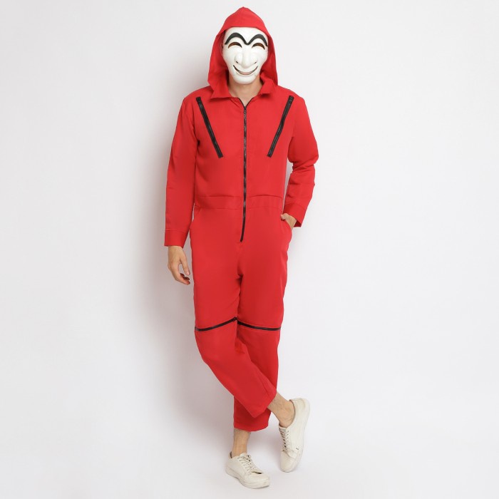 Jual KAYSER Kostum Dan Topeng Unisex All Size Costume Money Heist Korea ...