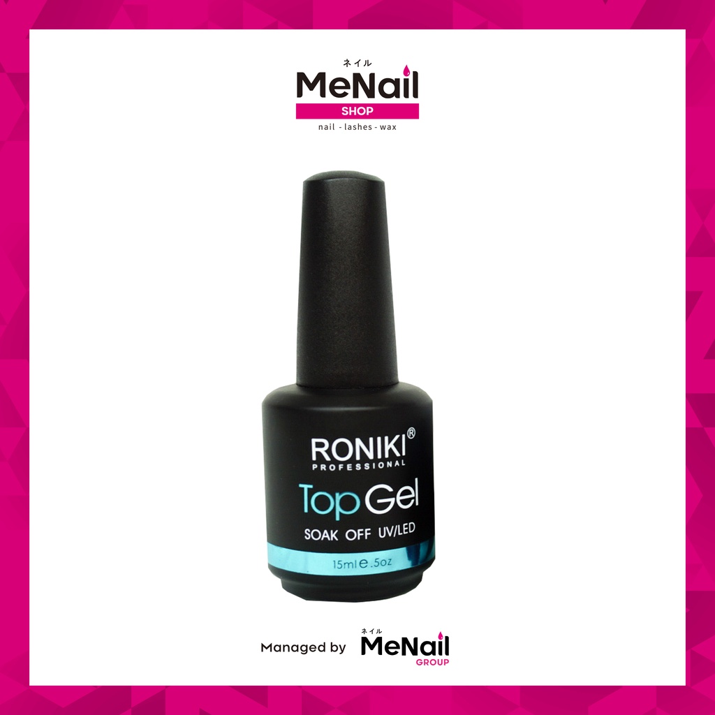 Jual Roniki Top Coat Glossy/Nail Art/Cat Kuku Premium/Kutek Original/Top Coat/Base Coat | Shopee ...