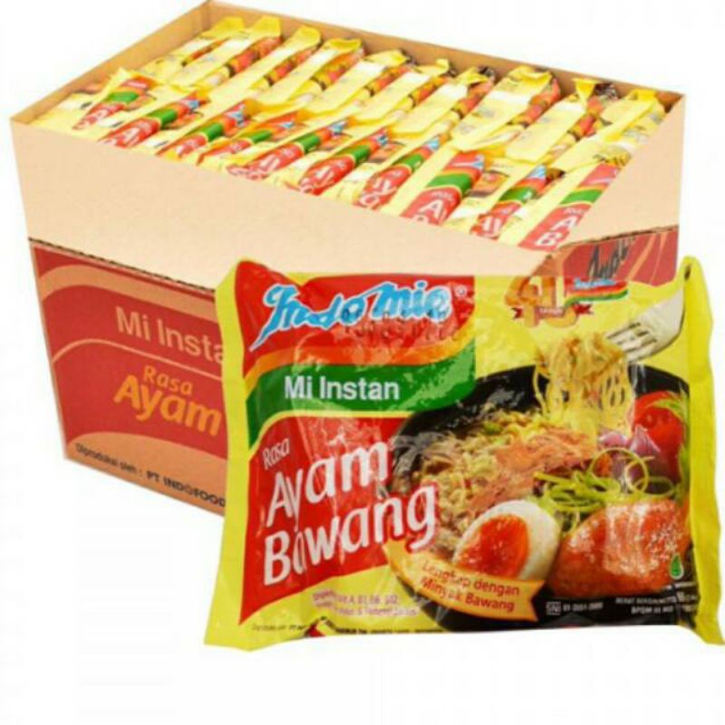 Jual Indomie Mie Instan Rasa Ayam Bawang 1 dus isi 40 | Shopee Indonesia