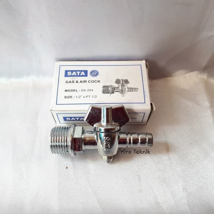 Jual Kran Gas Angin SATA Single / Keran Gas / Kran Gas | Shopee Indonesia
